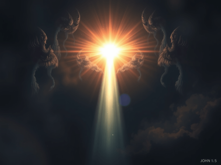 Light in the Darkness: A Reflection from John 1 (KJV) – Grow Stronger Roots